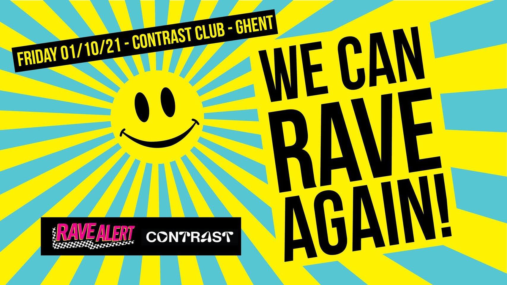 We can RAVE again - Festivals Belgie